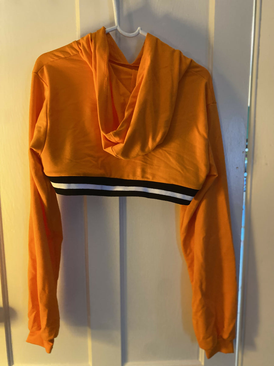 Weissman bright orange and black hip hop costume, adult large ...