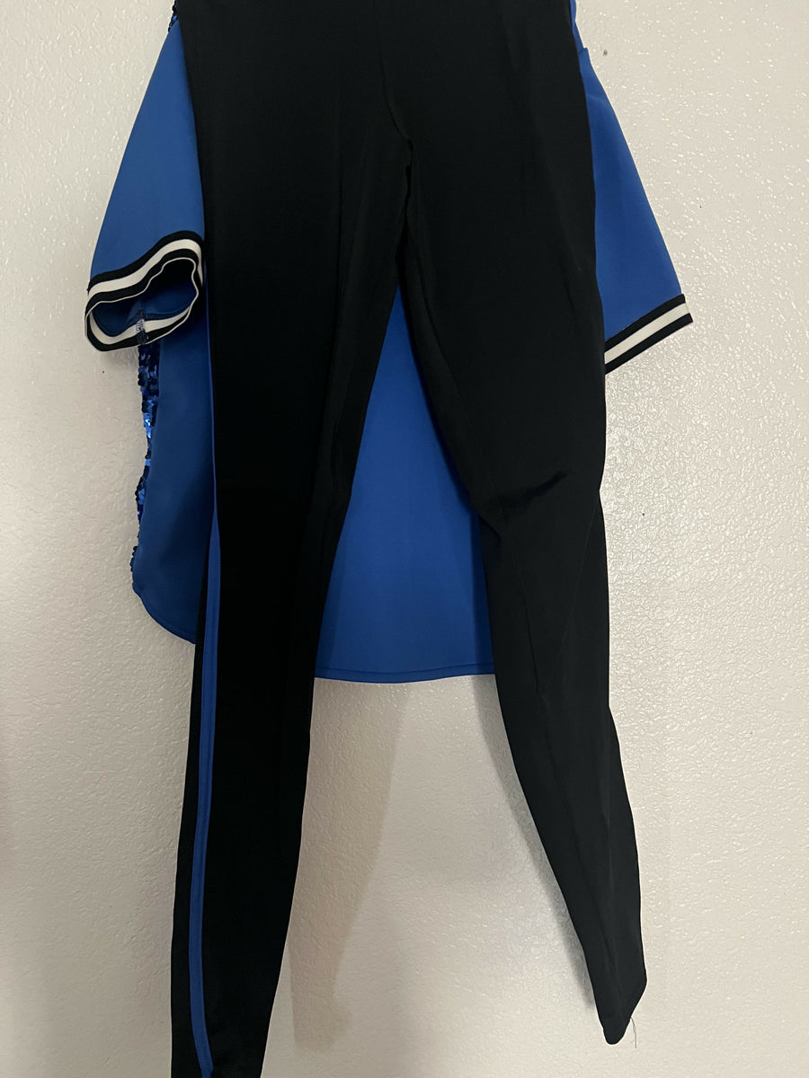 WEISSMAN: ROYAL BLUE SEQUIN HIP-HOP COSTUME – Dancewear Closet, LLC
